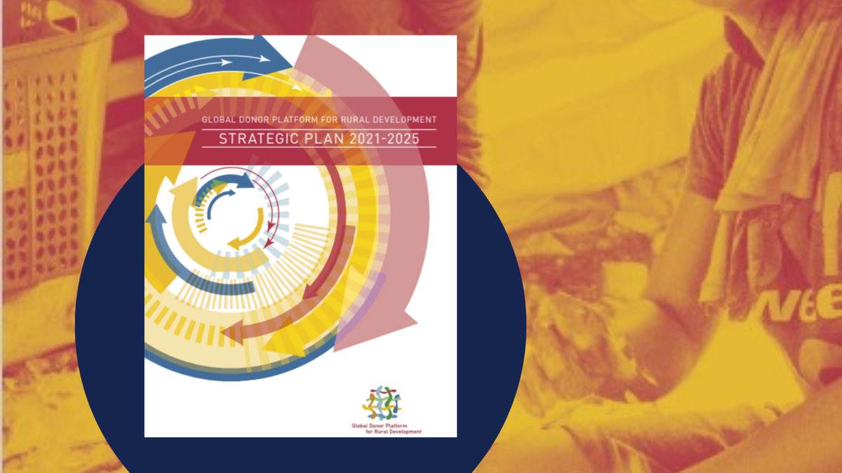 Strategic Objectives - Global Donor Platform for Rural Development