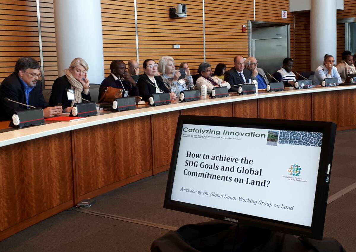 Land governance and the Sustainable Development Goals - Global Donor ...