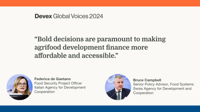Devex Recognizes Donor Platform Co-Chairs as Global Voices of 2024 ...